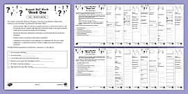 Sixth Grade ELA March Bell Work Bundle (Teacher-Made)