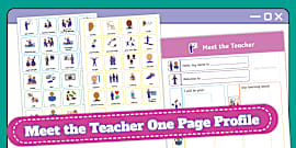 One-Page Profile Template | Twinkl | Inclusion | SEND | EYFS