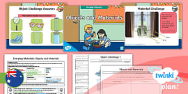 Objects and Materials Year 1 Lesson Pack | Science Resources