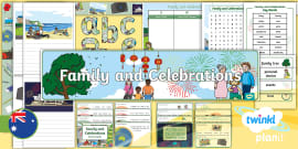 Foundation HASS History Family and Celebrations Unit Pack