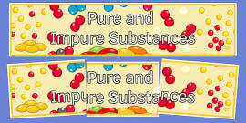 Mixtures Worksheet (teacher made)