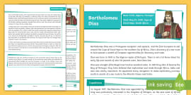 The Voyages of Bartolomeu Dias (teacher made) - Twinkl