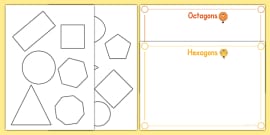 Regular and Irregular Shapes Worksheet / Activity Sheet