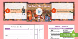 KS2 Japan Fact Cards - Around the World (teacher made)
