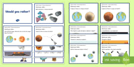 Planets and Solar System Reading Comprehension Worksheets