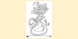 Hydra Colouring | Colouring Sheets (teacher made) - Twinkl