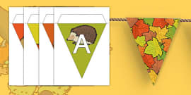 KS2 Autumn Display Bunting for Classroom Decoration