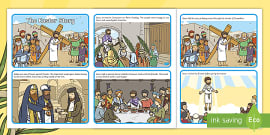 The Easter Story Timeline Activity (teacher made) - Twinkl