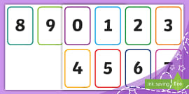 Numbers 1-10 in English (teacher made) - Twinkl