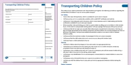 Missing Child Policy EYFS for Childminders | Easy Download