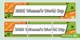 2023 Women's World Cup Soccer Stars Display Posters - Twinkl