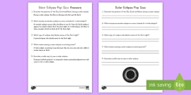 KS2 Solar Eclipse Worksheet | Twinkl Resources - Twinkl