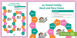 Alternate Long u Sound Phonics Read and Race Game - Twinkl