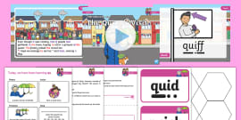 'qu' Sound Activity Stations (Hecho por educadores) - Twinkl