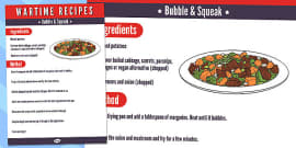 WW2 Pancakes Recipe KS2 (Teacher-Made)