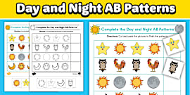 Earth Day Pattern Worksheet | Kindergarten Resource | Twinkl
