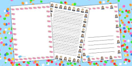 Royal Writing Paper Page Borders – Writing Resource - Twinkl