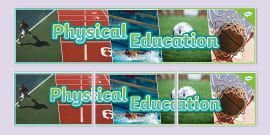 👉 Physical Education A4 Display Poster - Twinkl