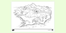 FREE! - Map of the Bahamas Colouring | Colouring Sheets