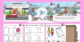 'j, v, w, x' Level 3 Week 1 Phonics Workbook - Primary Resources