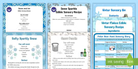 FREE! - Winter Themed Sensory Bin (teacher made)