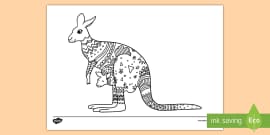Koala Mindfulness Colouring Page (teacher made) - Twinkl