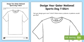 Design a T-shirt Worksheet - Arts and Crafts Activity