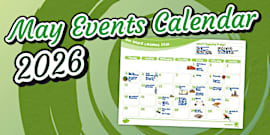 March Events Calendar 2026 - Twinkl