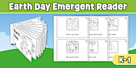 Planet Earth Early Emergent Reader Printable Book - Twinkl