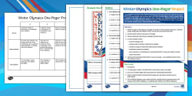 Winter Olympics Data Activity Resource For Kids | Twinkl