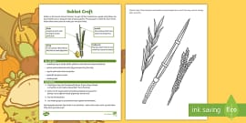 KS1 All About Sukkot Craft Activity (Teacher-Made) - Twinkl
