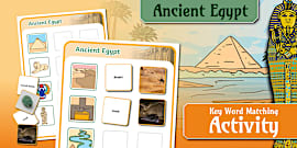 Ancient Egypt Cutting Skills Activity - Twinkl