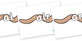 FREE! - Phase 2 Phonemes on Worms (teacher made)