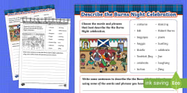 Burns Night Poem for KS3 English | To a Mouse Worksheet
