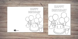 Happy Birthday Display Resource - Banner (teacher made)