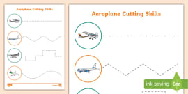 Paper Aeroplane STEM Activity Craft Worksheet (teacher made)