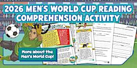2026 Men's World Cup Scores Maths Activity