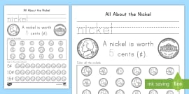 U.S. Coins Template for Kids - Elementary Resources - Twinkl