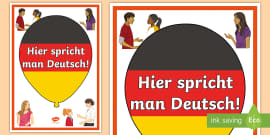 Objekte im Klassenzimmer Display Posters German - Twinkl