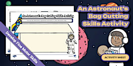 Space Cutting Skills Activity | Twinkl