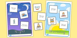 Morning Routine for Kids - Daily Routine Sorting Activity