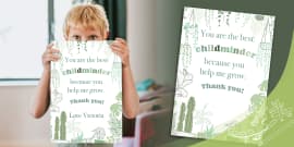 FREE! - Childminding Posters - Gifts For Childminders - Twinkl