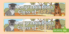 Preschool Graduation Certificates - Australian Animal Theme