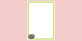 KS1 Wolf Page Border (teacher made) - Twinkl