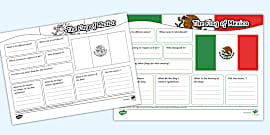 Mexico Fact Cards Template