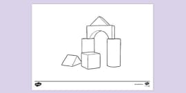 FREE! - Block of Flats Colouring Sheet | Colouring | Twinkl