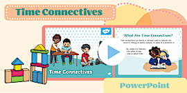 Time Connectives Word Mat - Time Openers KS1