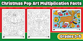 Christmas Jokes: Multiplication Riddles for 3rd-5th Grade