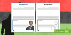 Printable Barack Obama Word Cards for Kids | Twinkl USA