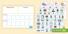 Kindergarten Foundation Visual Timetable (teacher made)